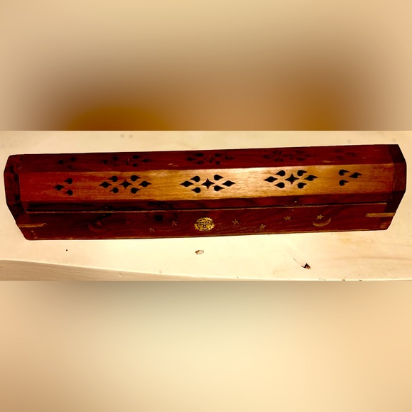 Accents | Incense Burner Wooden Box For Incense Sticks Incense Cones ...